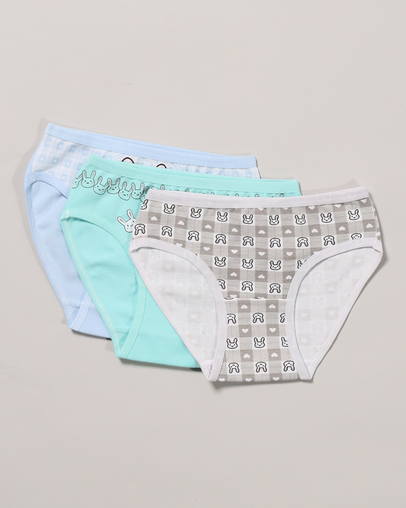Cotton Lycra Panties Set In 3 Pieces Daraghmeh