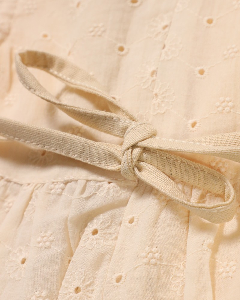 Girl's Perforated Dress - Daraghmeh