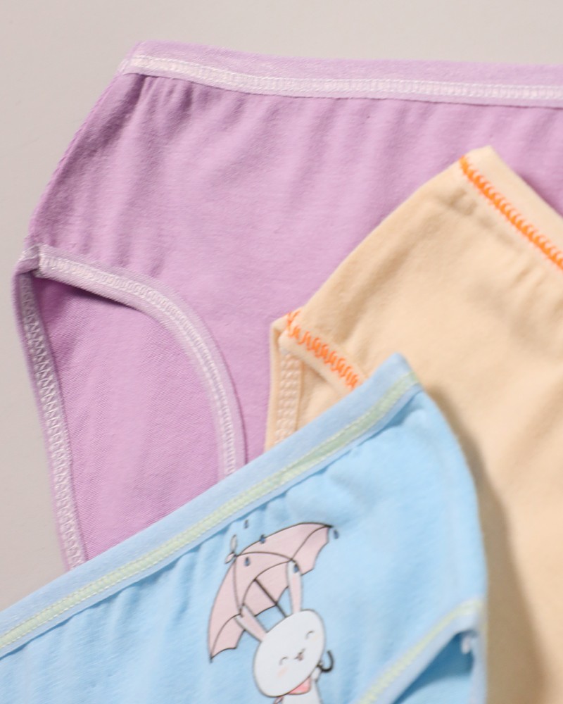 Cotton Lycra Panties Set In 3 Pieces Daraghmeh