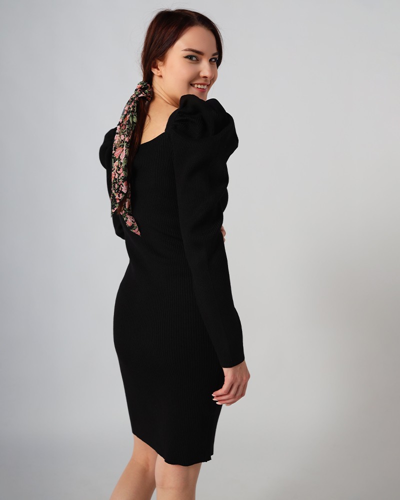 Ribbed Wool Dress - Daraghmeh