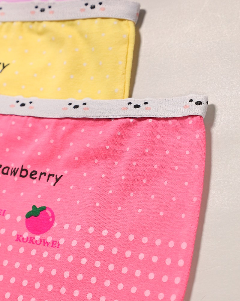 Cotton Boxer With "SWEET STRAWBERRY" Print - Daraghmeh