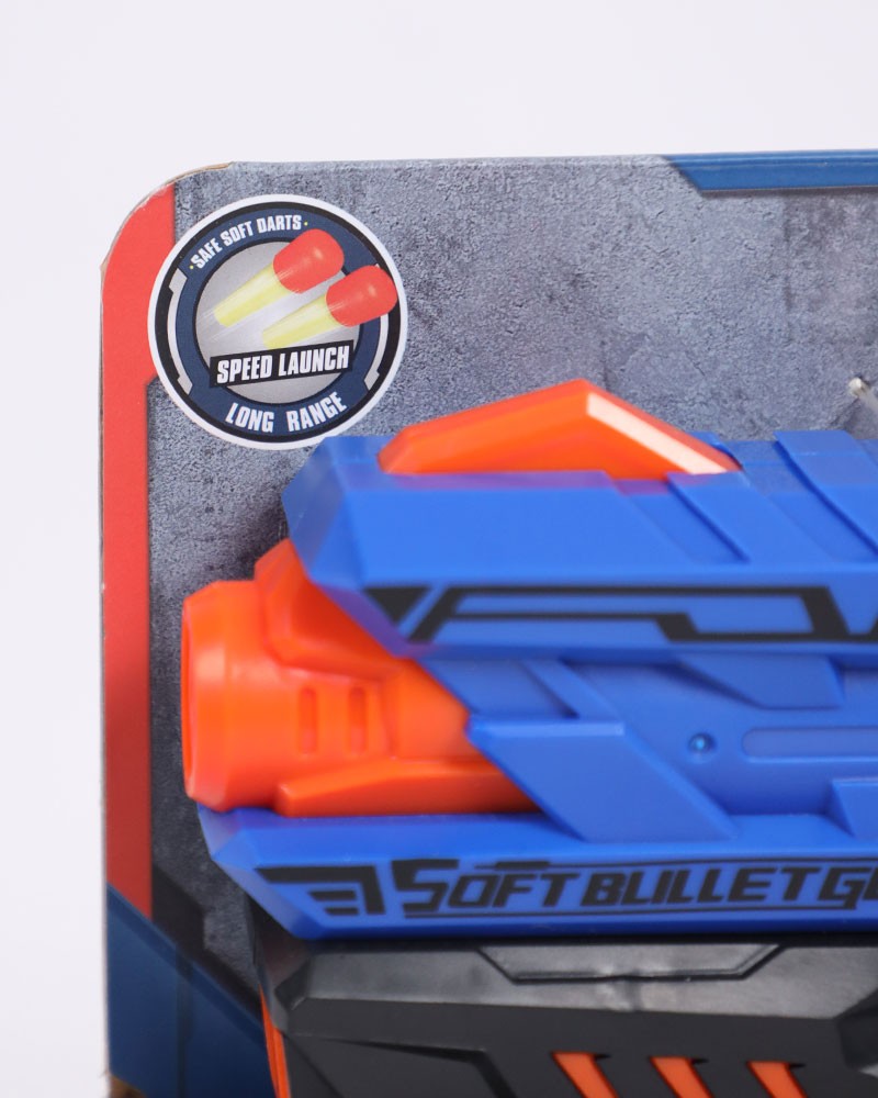 Soft Gun With Sponge Bullets Toy - Daraghmeh