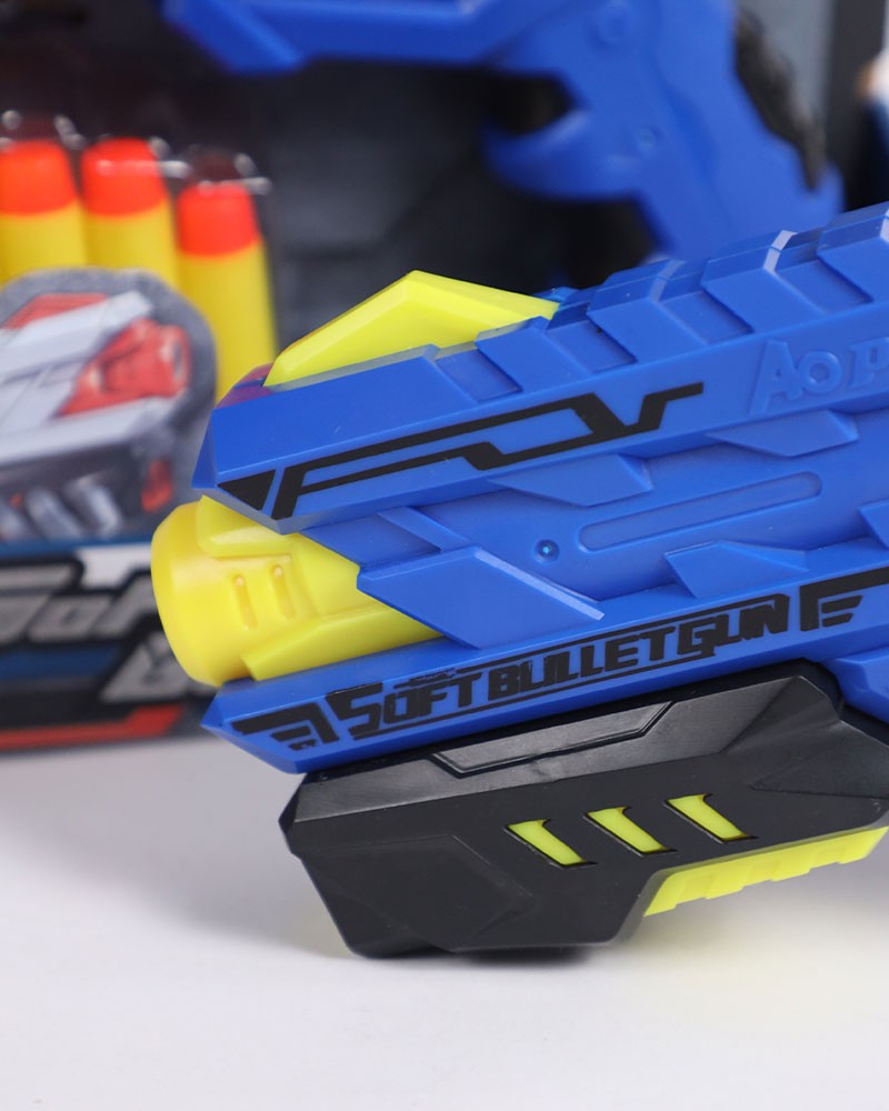 Soft Gun With Sponge Bullets Toy - Daraghmeh