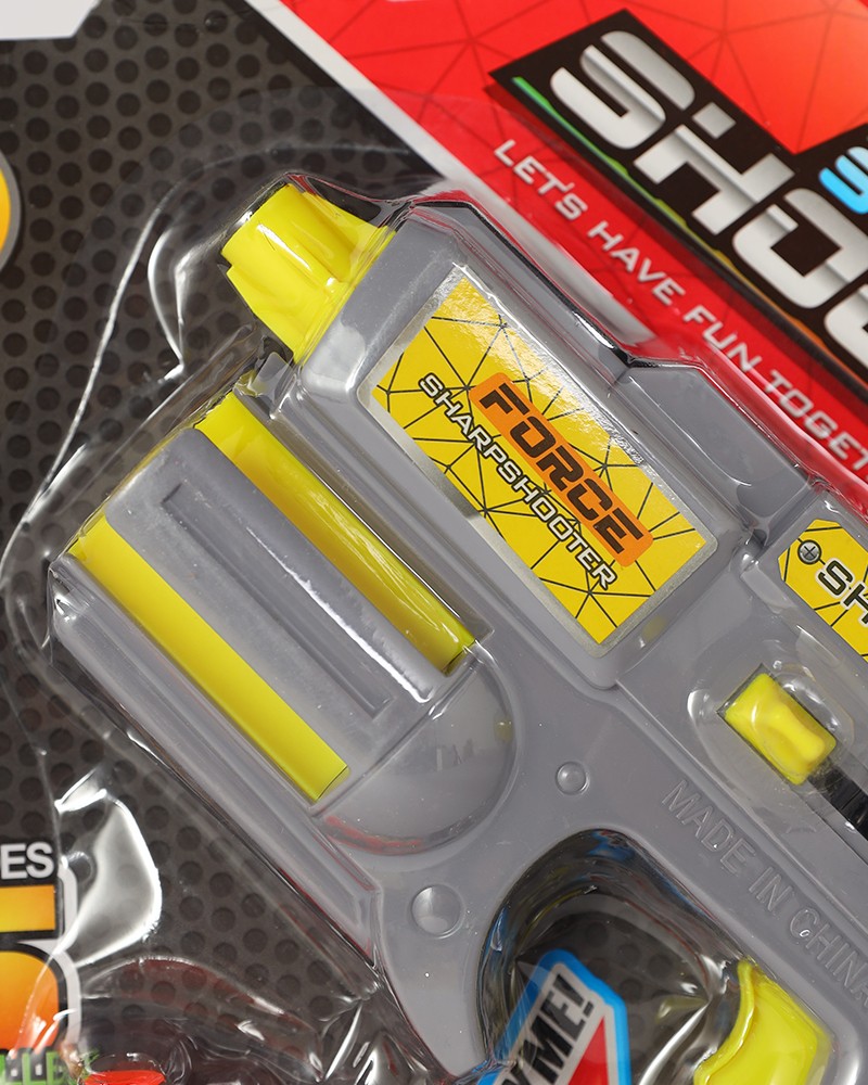 Gun With Sponge Bullets Toy - Daraghmeh